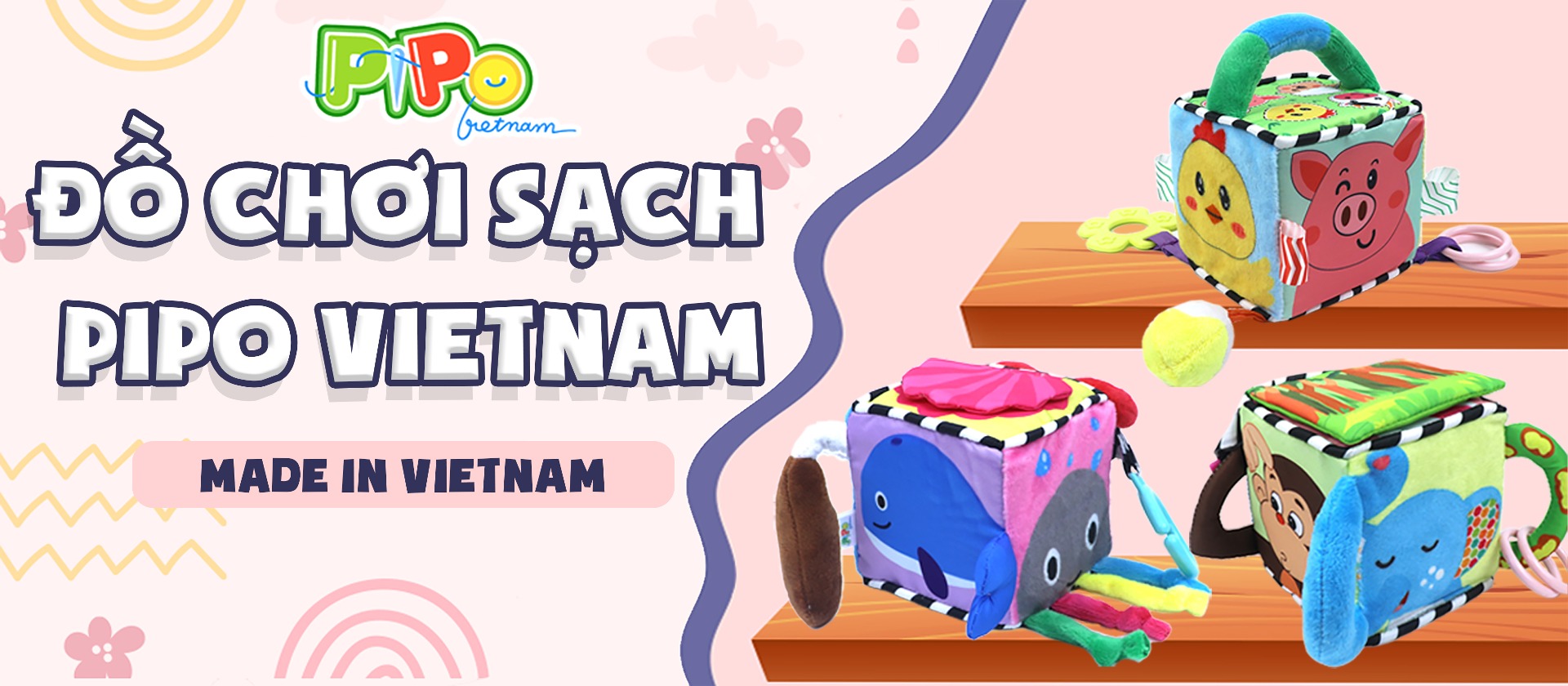 Đồ chơi vải cho bé PiPo Vietnam
